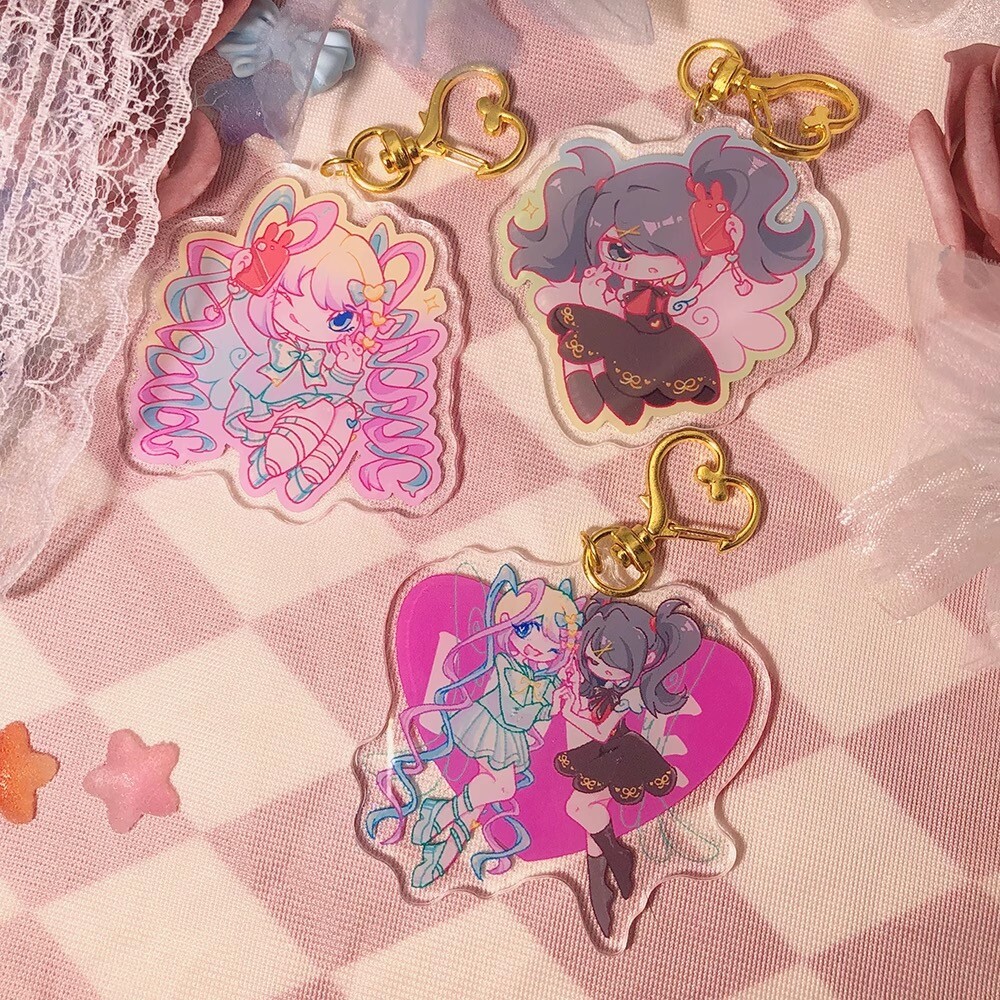 NEEDY GIRL OVERDOSE OMGkawaiiAngel Ame Chan Acrylic Keychain Key Charms ...