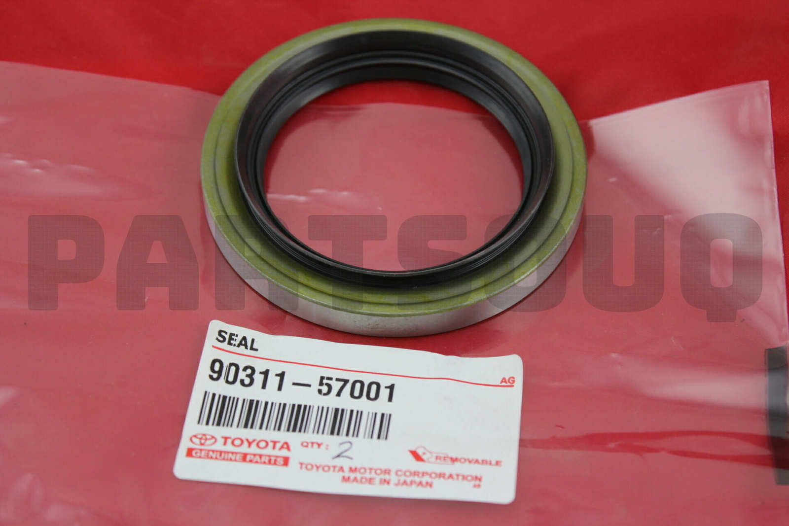 9031157001 Genuine Toyota SEAL, OIL (FOR REAR AXLE SHAFT), RH/LH 90311 ...