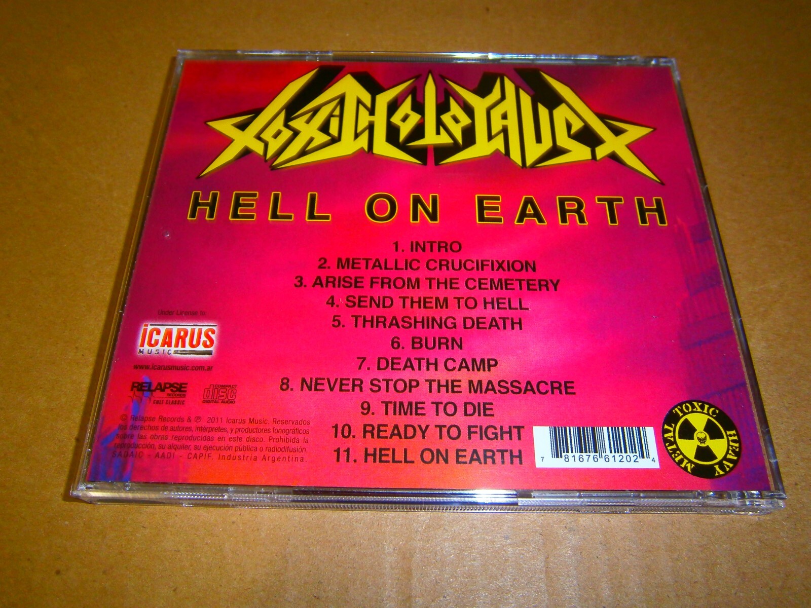 TOXIC HOLOCAUST - Hell on Earth. CD | eBay