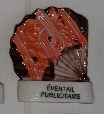 fève unité série Eventail publicitaire 6 | eBay