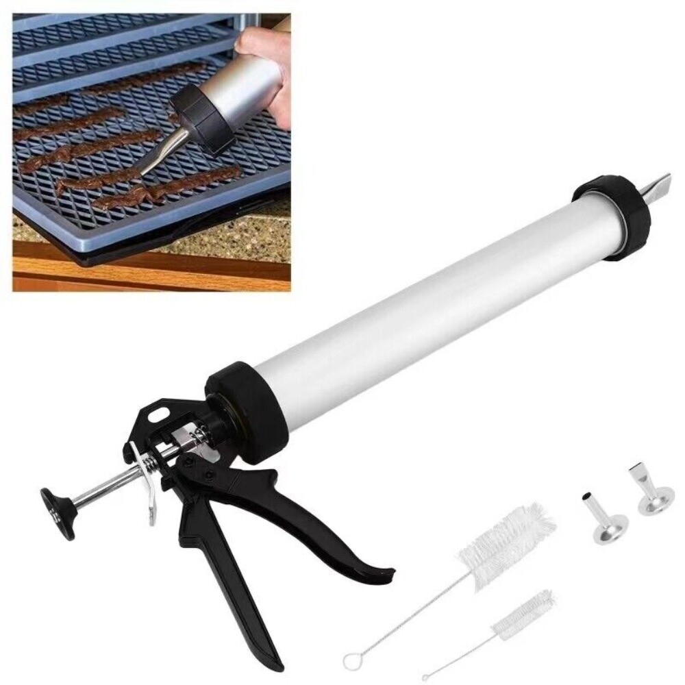 Large Capacity Beef Stick Maker 15in Jerky Gun Tool With 2pcs Nozzle ...