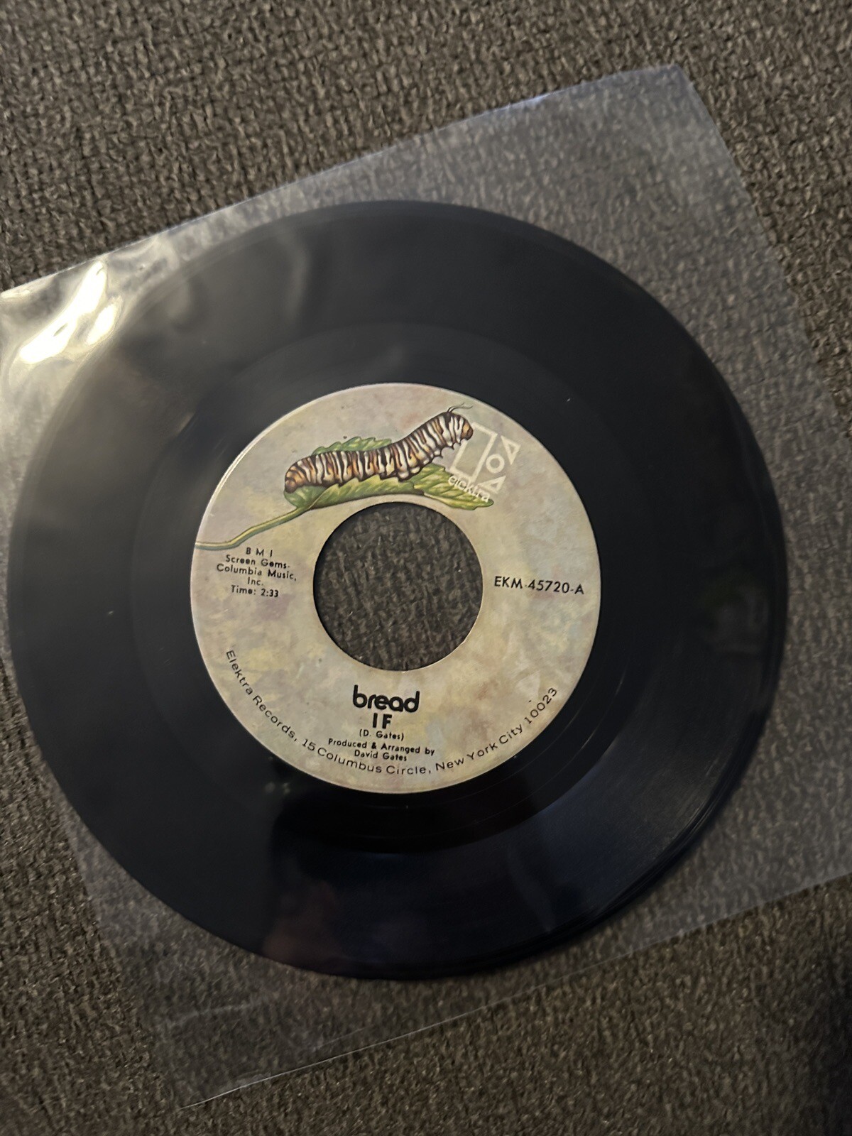 Vintage Record, BREAD: IF & TAKE COMFORT, 45 rpm, 1971, Southern Rock ...