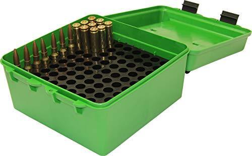 MTM R-100-MAG Deluxe 100 Round Rifle Ammo Box 300 WSM 375 Win Mag 7mm ...