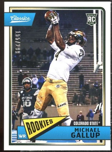 Michael Gallup Rookie Card 2018 Classics Red Back #227 | eBay