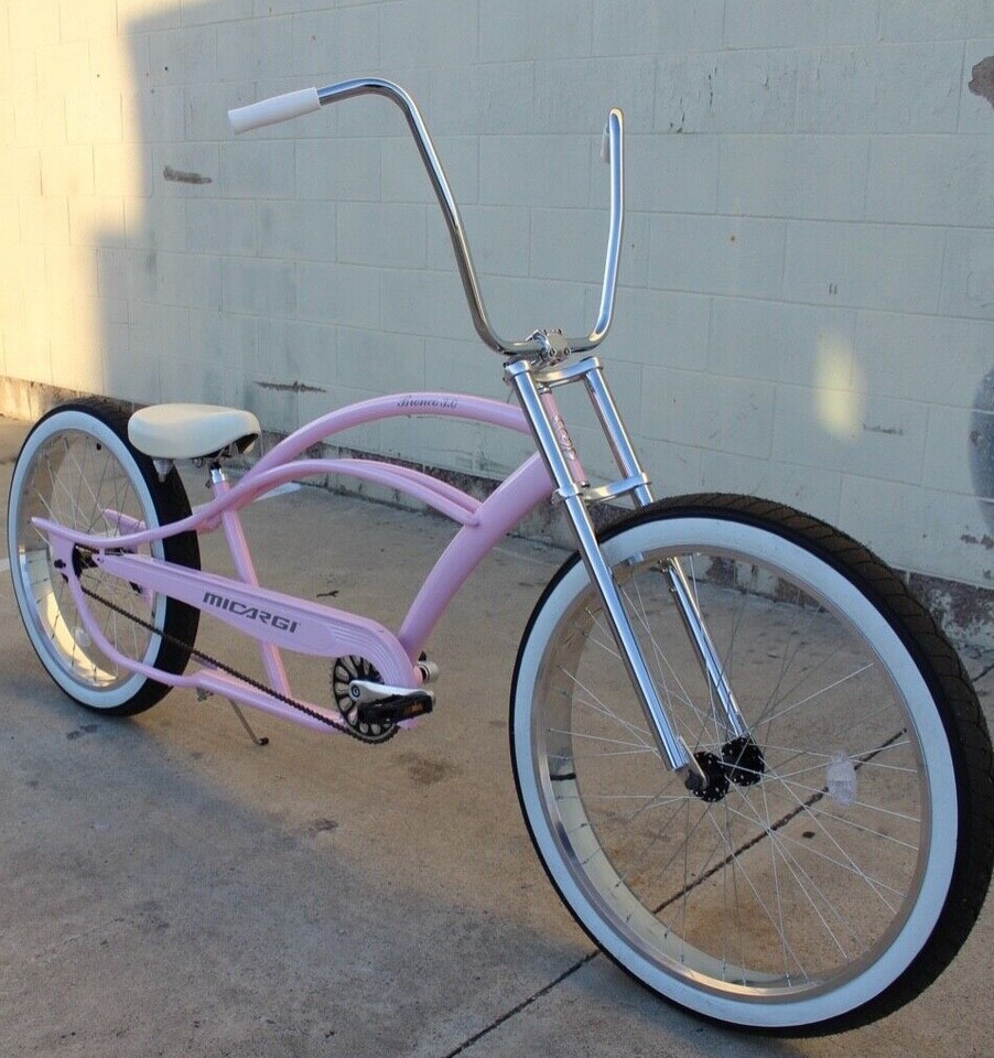 Limited Edition 29" Fat Tire Stretch Beach Cruiser High Handlebar ...