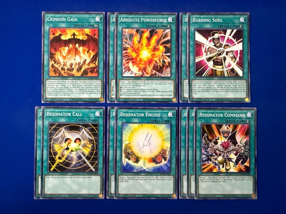 Yu-Gi-Oh! 5D's - Jack Atlas' Complete Red Dragon Archfiend & Resonator ...