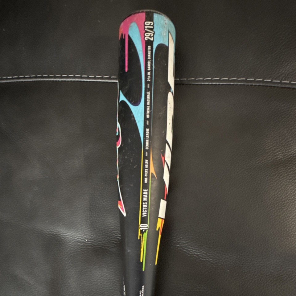 Victus Vibe Youth Baseball Bat 29 in 29 oz USA Baseball one piece alloy ...