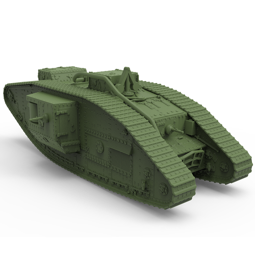 SS35372 1/35 Military Model Kit Great Britain Machine Mark V, Male ...