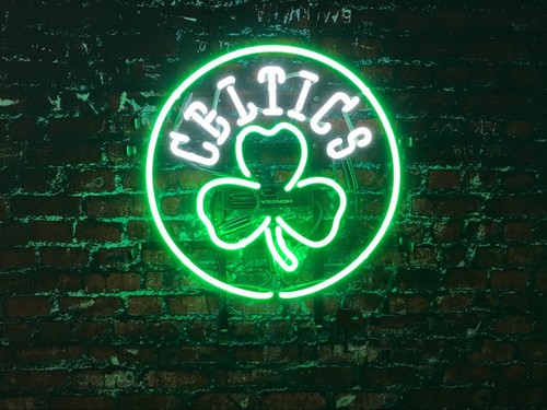 New Boston Celtics Neon Light Lamp Sign 17"x17" | eBay