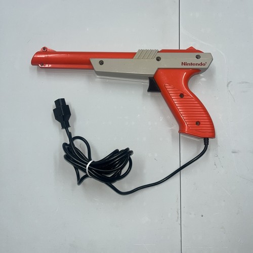 Original 1985 Orange Nintendo NES Zapper Duck Hunt Gun NES-005 OEM ...
