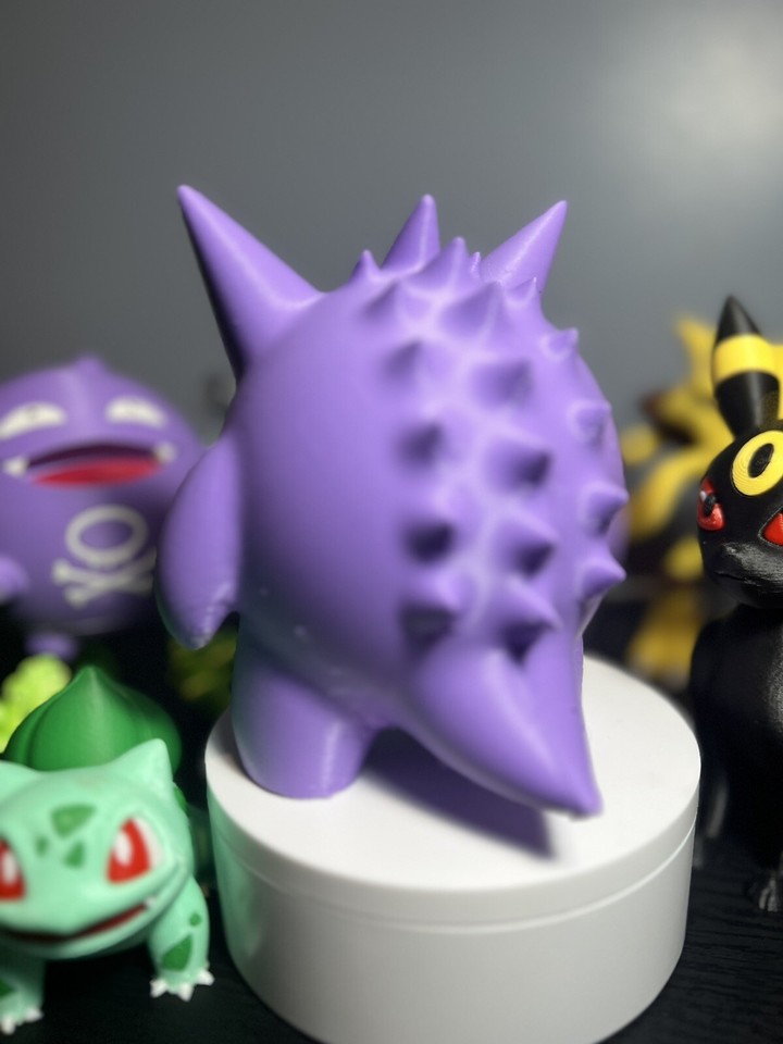 3D Printed -GENGAR #094 Figure- 5" Tall 3D Printed -PLA Plastic | eBay