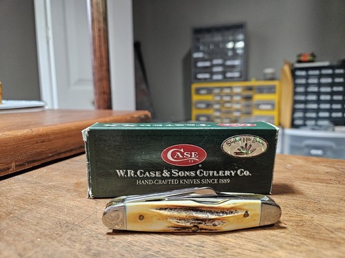 W.R. Case & Sons medium Stockman stag Antler Handle | eBay