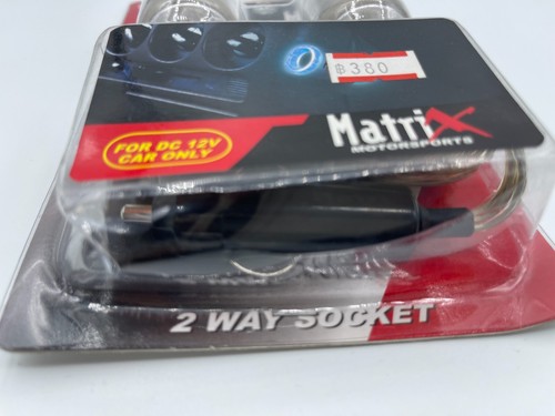 MATRIX MOTORSPORTS MX-2612- 2 WAY SOCKET FOR DC 12V CAR ONLY NEW | eBay