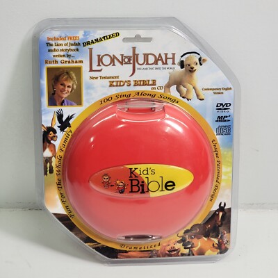 Lion of Judah Audio Book + New Testament Kids CEV Bible On CD + Sing ...