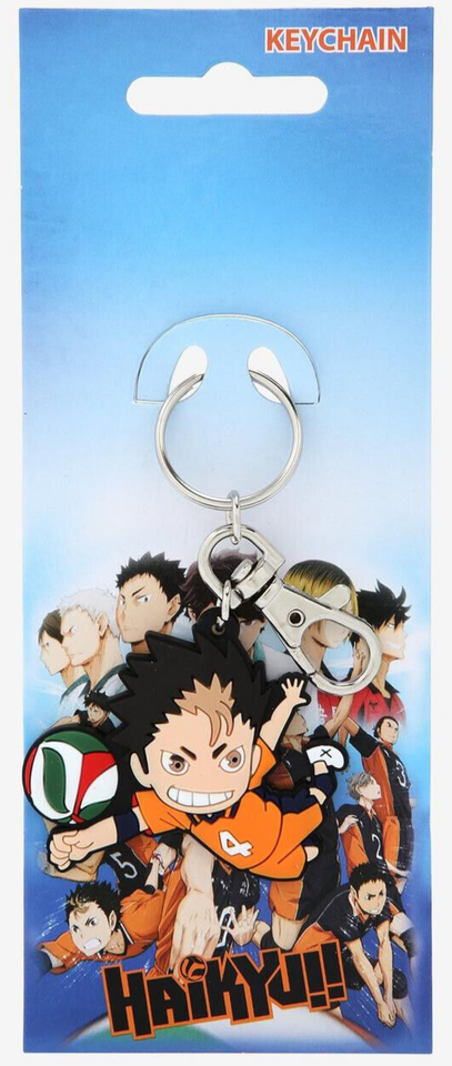 Yu Nishinoya Chibi Keychain Strap Yuu Anime Game Manga Volleyball ...
