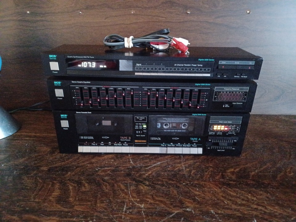 MCS 5000 Series Stereo Cassette Deck, Equalizer, and Synthesizer All ...