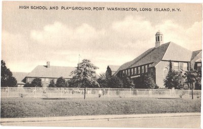 Port Washington Long Island NY High School & Playground Tomlin Art Co ...