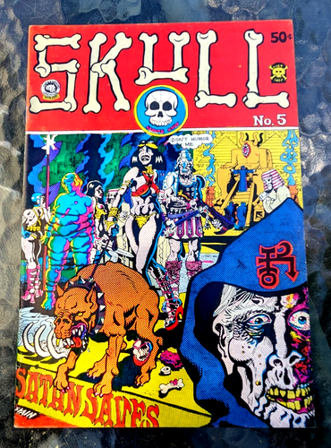 Skull #5 (Last Gasp ‘72) Underground B/W Comix, Corbin Art! 1st Print ...