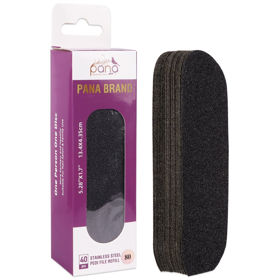 PANA Pedi File Refill Peel Pedicure Refill Pads for Foot File Sanding ...