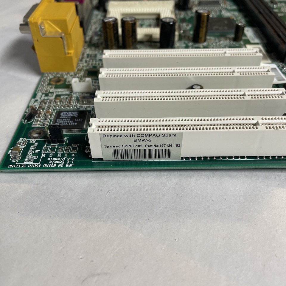 Vintage PGA370 Intel 810 Chipset Compaq 191767-102 Main System ...