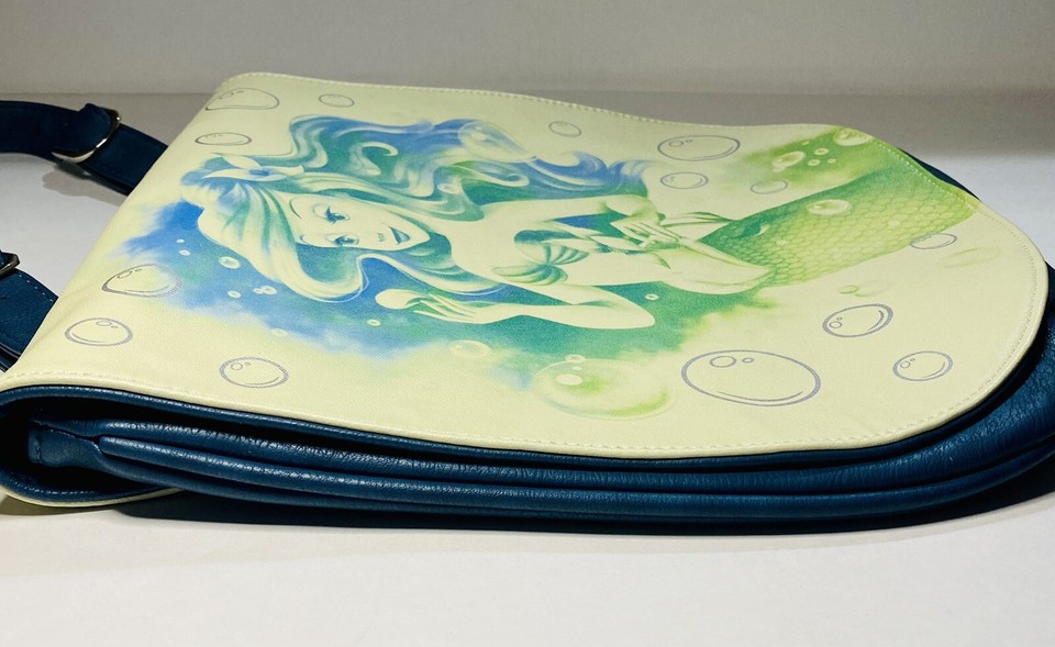 Disney Boutique Princess Ariel Little Mermaid Crossbody Purse Bag Art ...