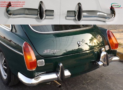 MGB GT Split rear bumper only year 1970 by stainless steel | eBay
