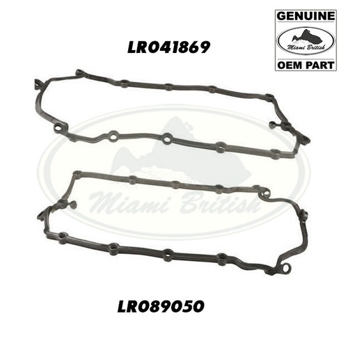 LAND ROVER VALVE COVER GASKET 3.0L SC V6 SET RH LH LR041869 LR089050 ...