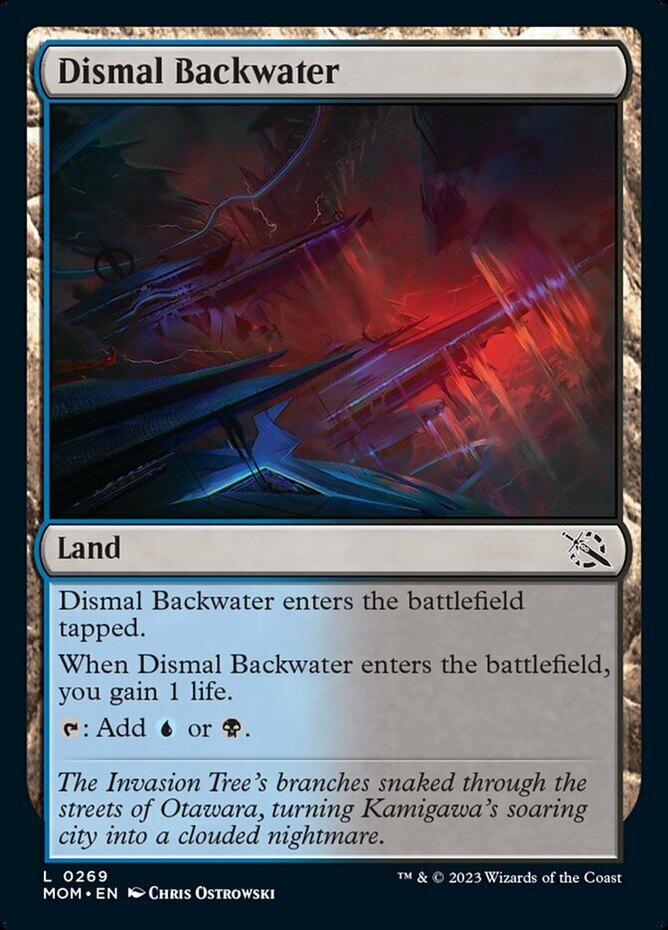 Dismal Backwater - Foil x1 NM Magic the Gathering 1x March of the ...