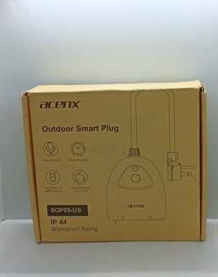 ACENX Outdoor Smart Plug IP44 Waterproof Rating | eBay