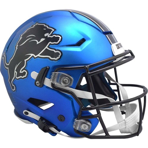 Detroit Lions Blue Alternate 2 Riddell SpeedFlex Authentic Football ...