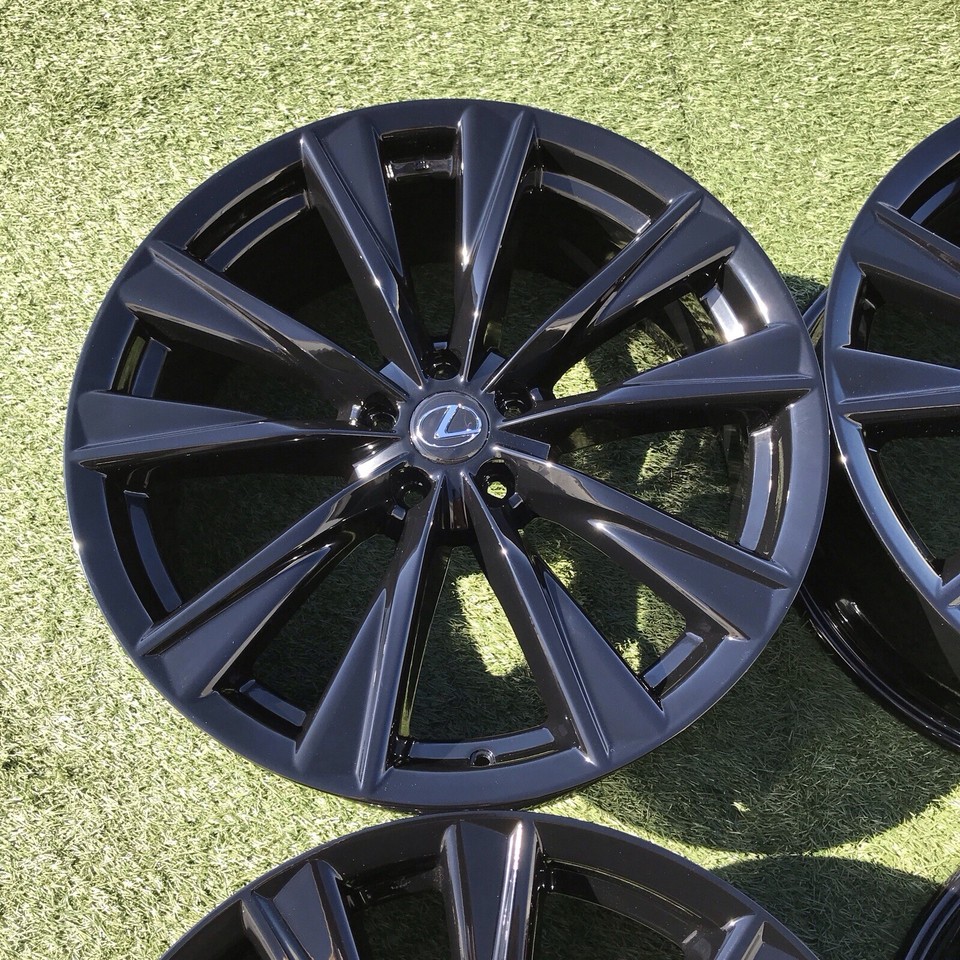 21 LEXUS RX RX500 F SPORT RX350 BLACK OEM GENUINE LEXUS RIMS WHEELS ...