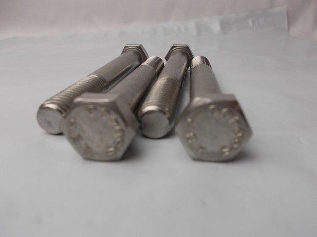 Hex Head Bolt 7/16"-14 x 3-1/2" Long "4 Bolts" Stainless Steel 7/16 ...