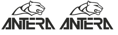 Pair of Antera Wheels Center Cup Hat tool vinyl decal white sticker 6 ...