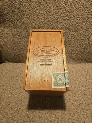 Carlisle Cigar Box Vintage Wood Cigar Box Made In USA Rare Find Empty ...