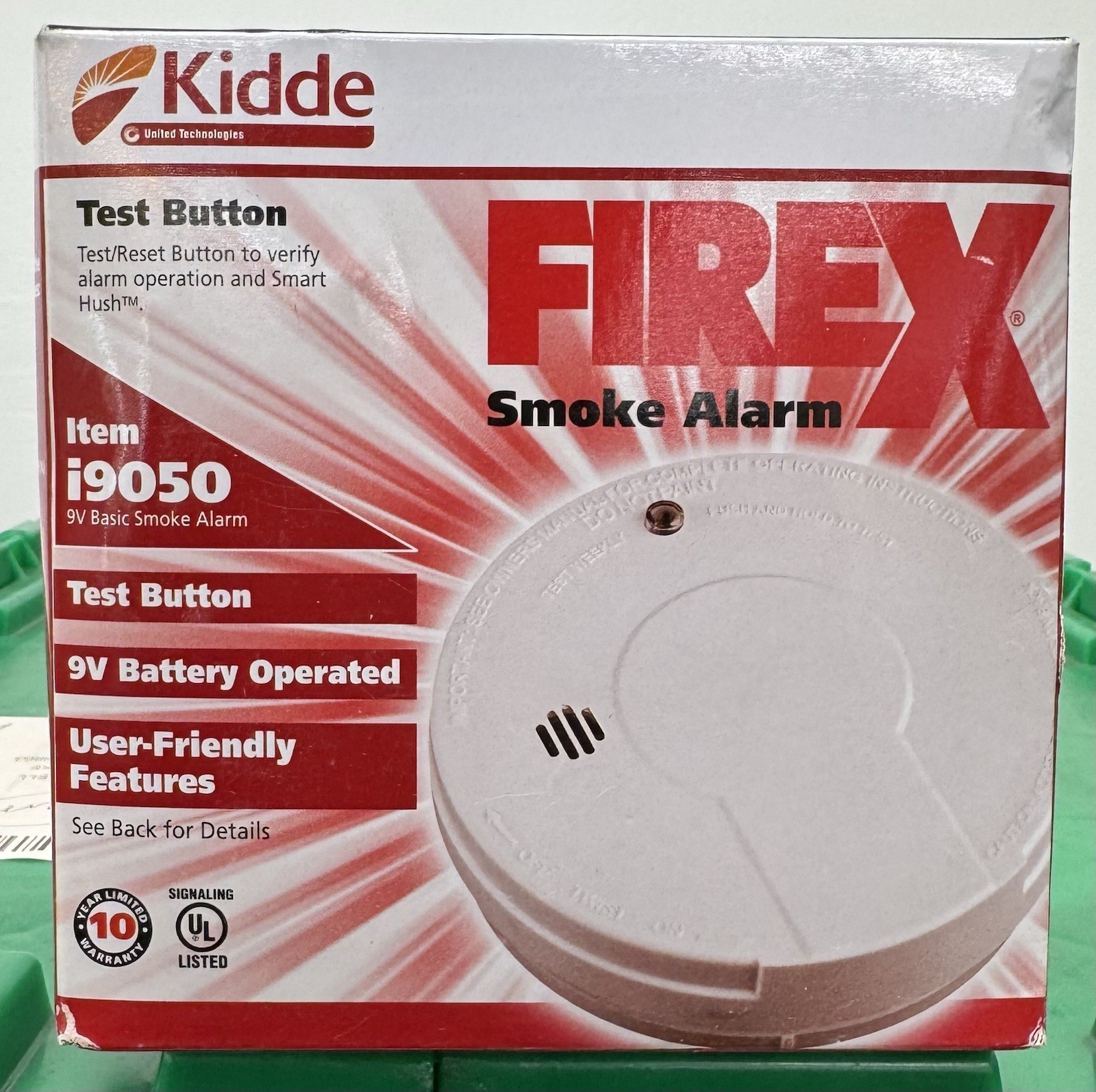 Kidde Firex Hardwire Smoke Alarm Detector /Battery Backup Model i9050 ...