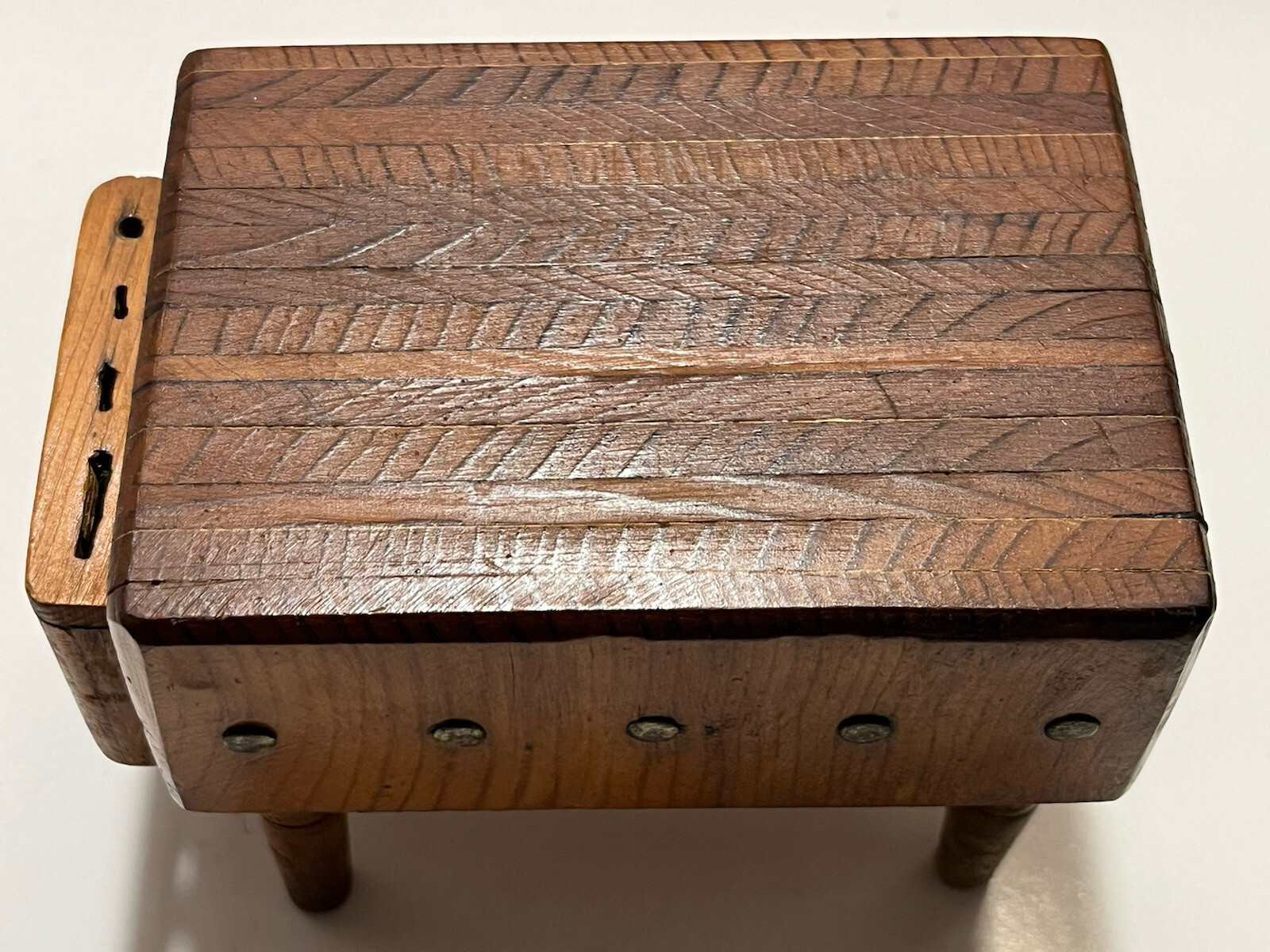 Vintage Salesman Sample Miniature Butcher Block | eBay