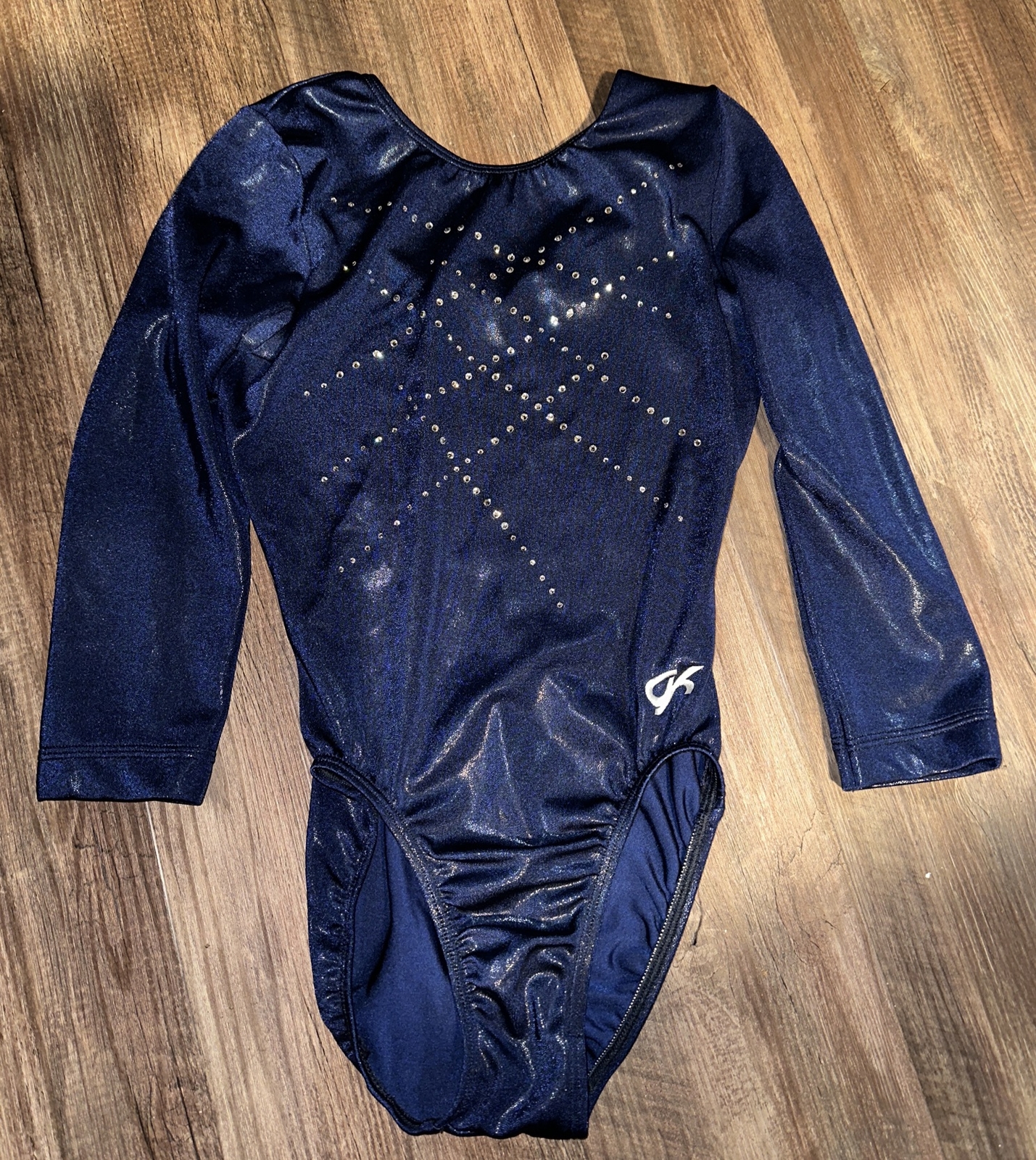 GK elite custom gymnastics competition leotard long s… - Gem