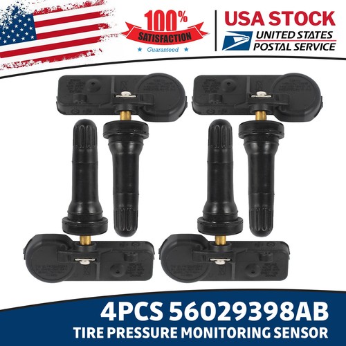 4PCS 56029398AB 68241067AB FOR CHRYSLER JEEP DODGE TPMS TIRE SENSOR ...