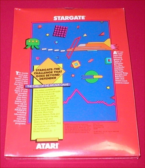 Defender II: Stargate for the Apple II II+ IIe IIc IIgs Computer NEW ...