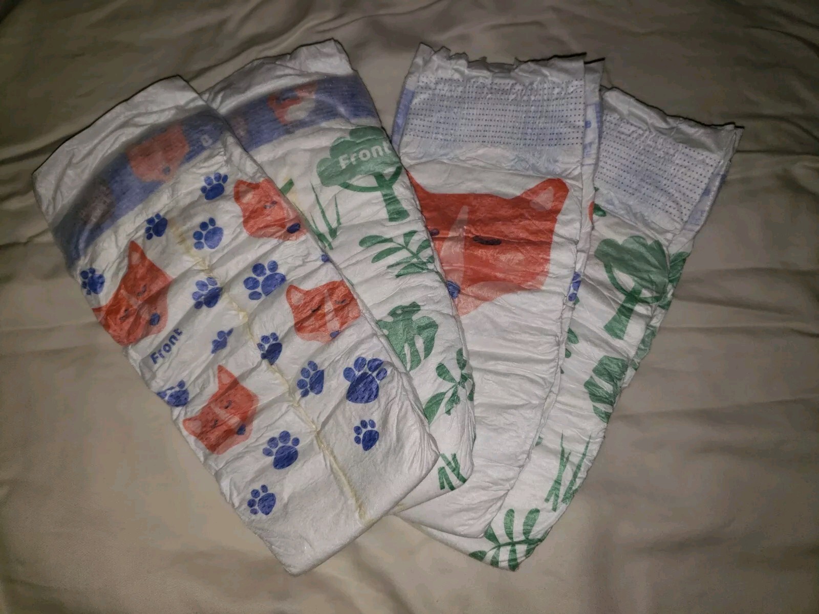 (4) Samples of the [NEW style] Parent's Choice Diapers Size 8 for 46 ...