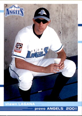 2001 Provo Angels Grandstand #14 Shawn Lagana Pleasant Grove Utah ...