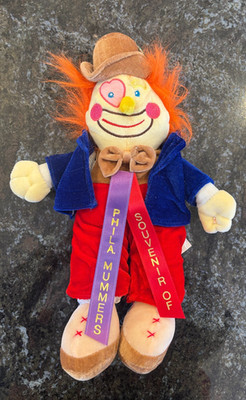 PHILLY MUMMERS CLOWN+RIBBON DOLL 15 INCH NEW/MINT | eBay