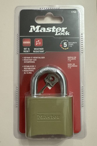 Master Lock 175D Combination Padlock 642125295550| eBay