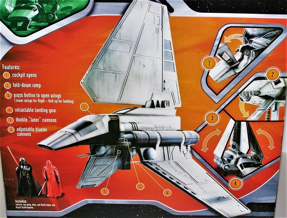 Star Wars SAGA Imperial Shuttle Darth Vader Royal Guard Warrior ...