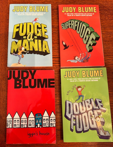 Lot Of 4 Judy Blume - Fudge a Mania - Superfudge - iggie's house ...