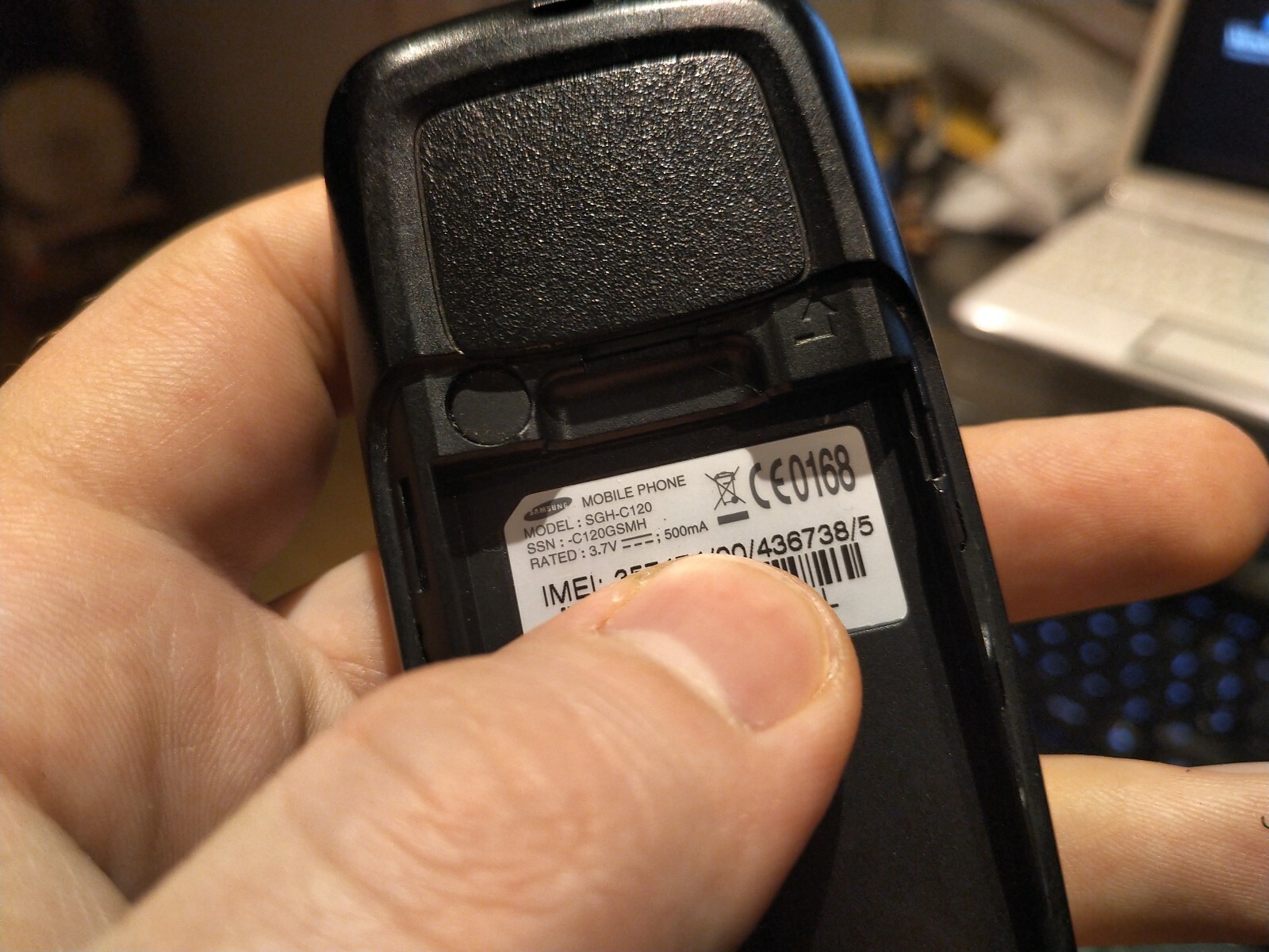 Samsung SGH C120 Black (Unlocked) Mobile Phone vintage simple basic ...