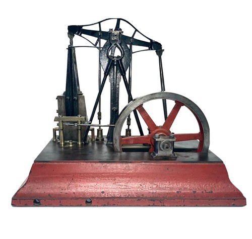 A FINE CA 1880 MODEL OF A CA 1849-53 CORLISS WALKING BEAM STEAM ENGINE ...