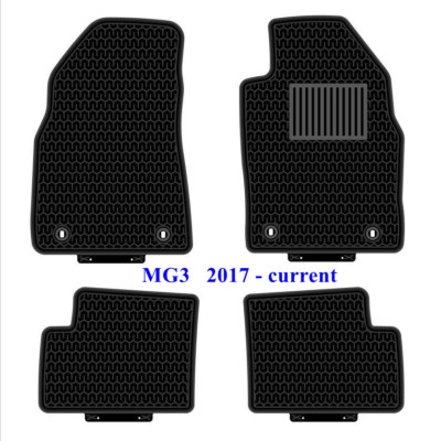 Heavy Duty Waterproof Rubber Floor Mats for MG3 all models 2017 - 2024 ...