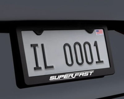 Super Fast License Plate Frame Racing License Plate Frame with Screws ...