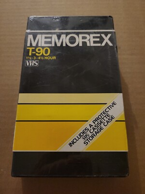 VINTAGE RARE MEMOREX T-90 VHS TAPE WOOLCO 70'S 80'S | eBay